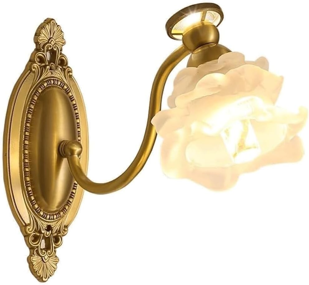 Modern Nordic Pearl String Rose Glass Wall Sconce E14 Modern Home ...