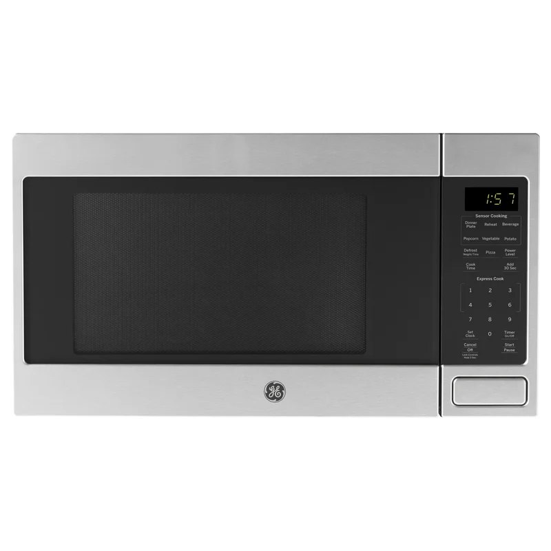 GE JES1657SMSS 1.6 cu. ft. Countertop Microwave in Stainless Steel with ...