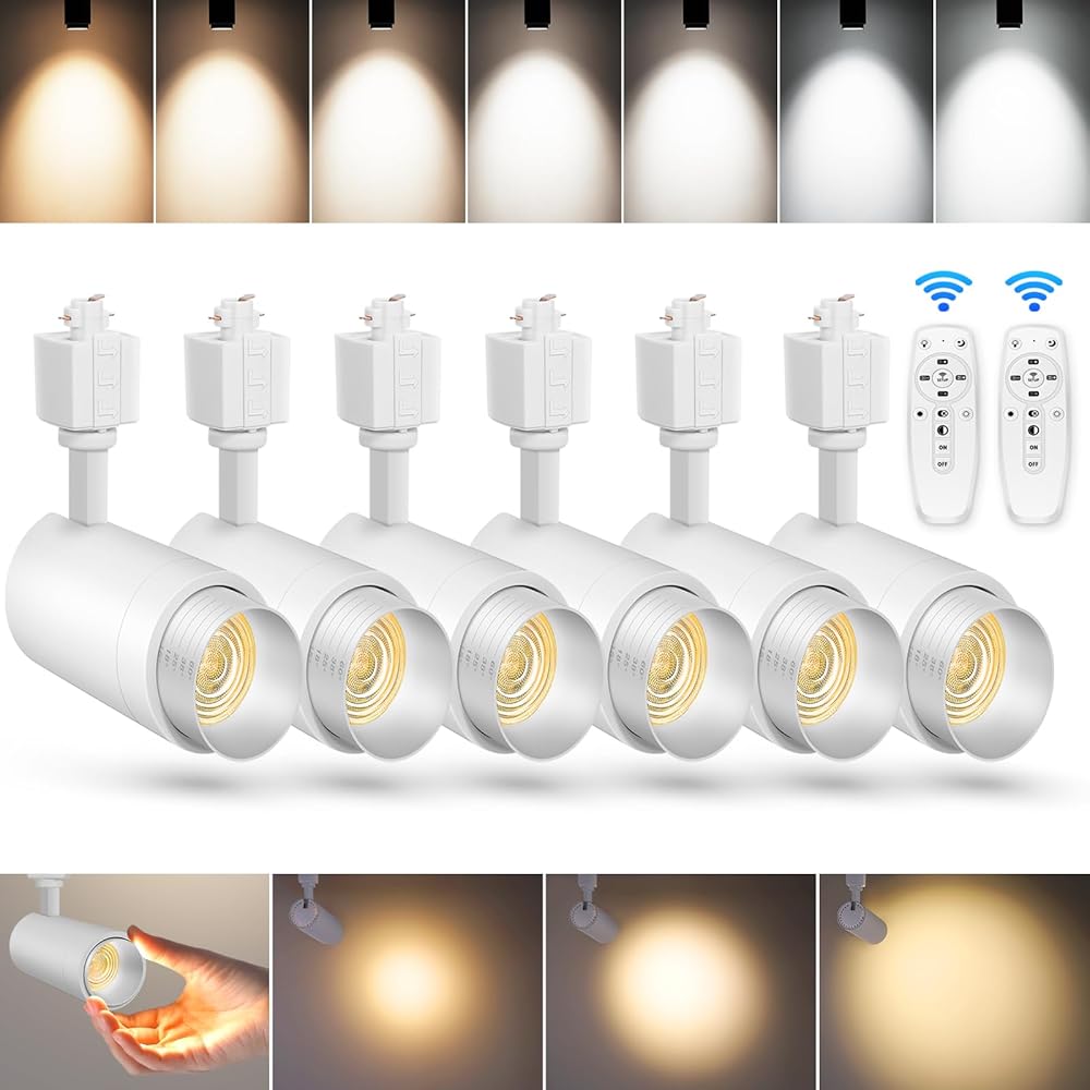 【2024 Upgraded】Zoomable 12W LED Track Light Head Dimmable H Track ...