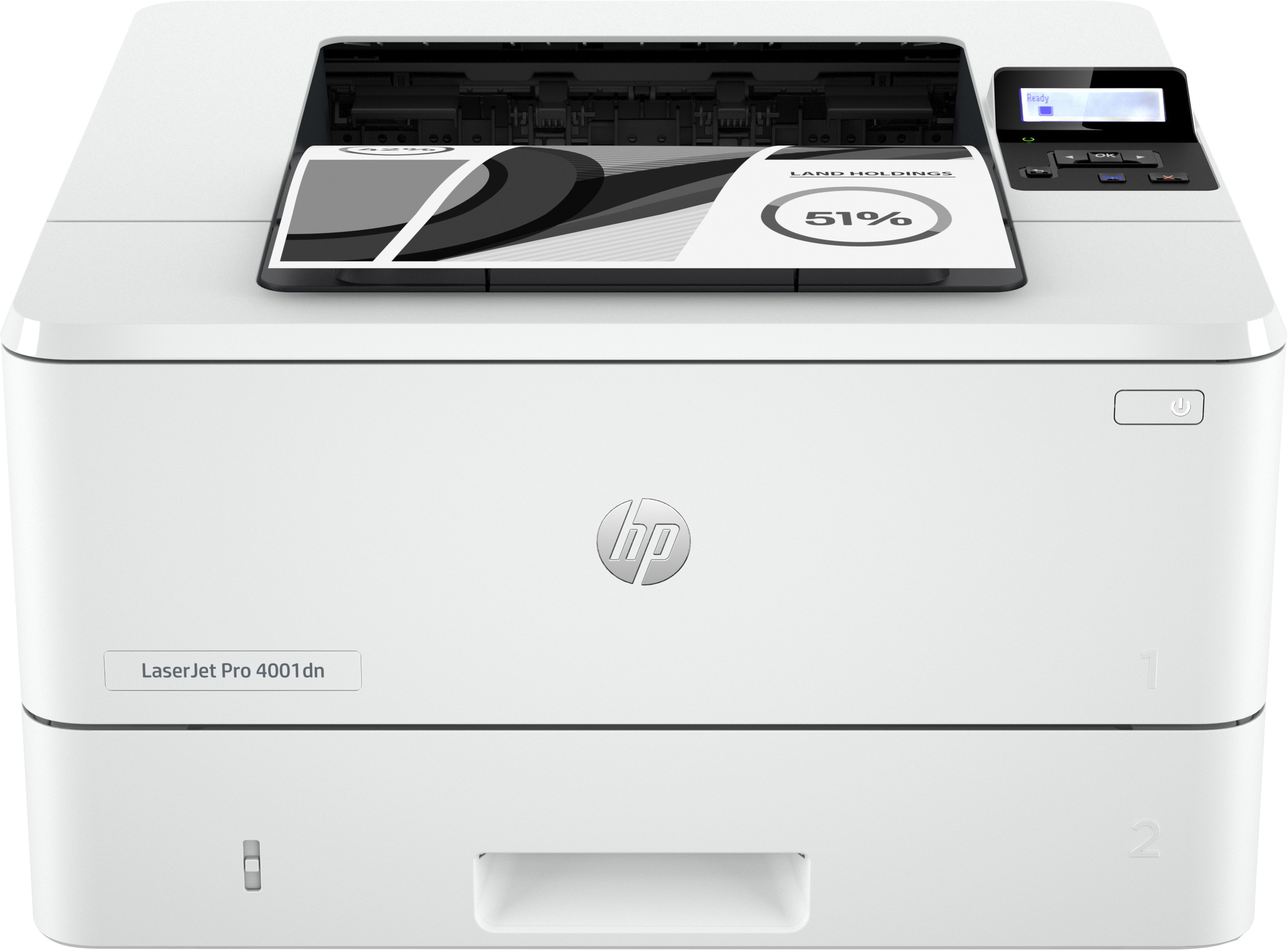 HP LaserJet Pro 4001 4001dn Desktop Wired Laser Printer Monochrome ...