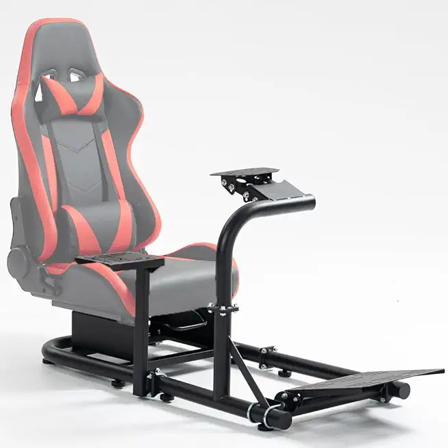 Gazzyt Racing Simulator Cockpit Vertical Structure Single Arm Round ...