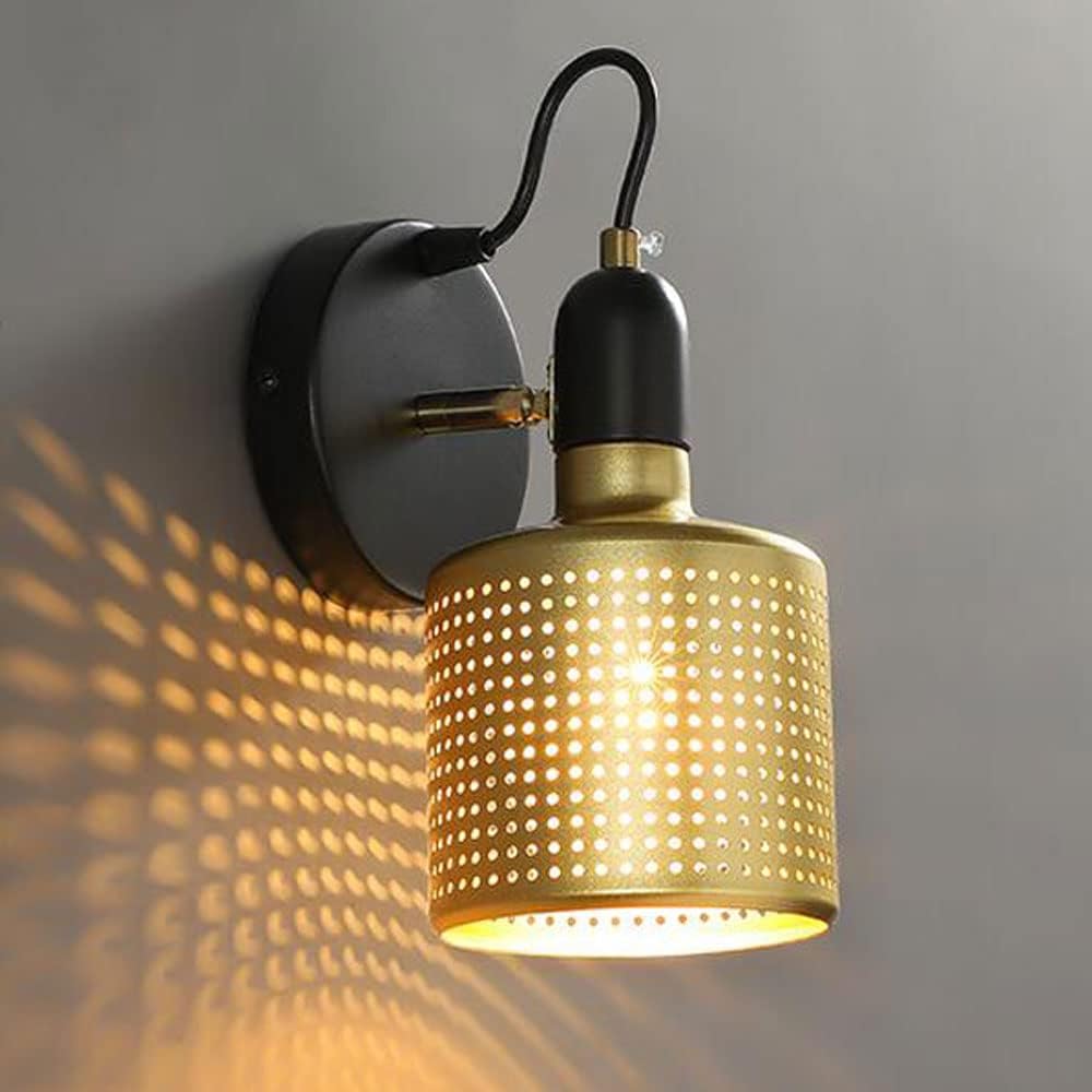 Modern Wall Sconce, Hollow Lampshade Can Be Adjusted 180°, Used for ...