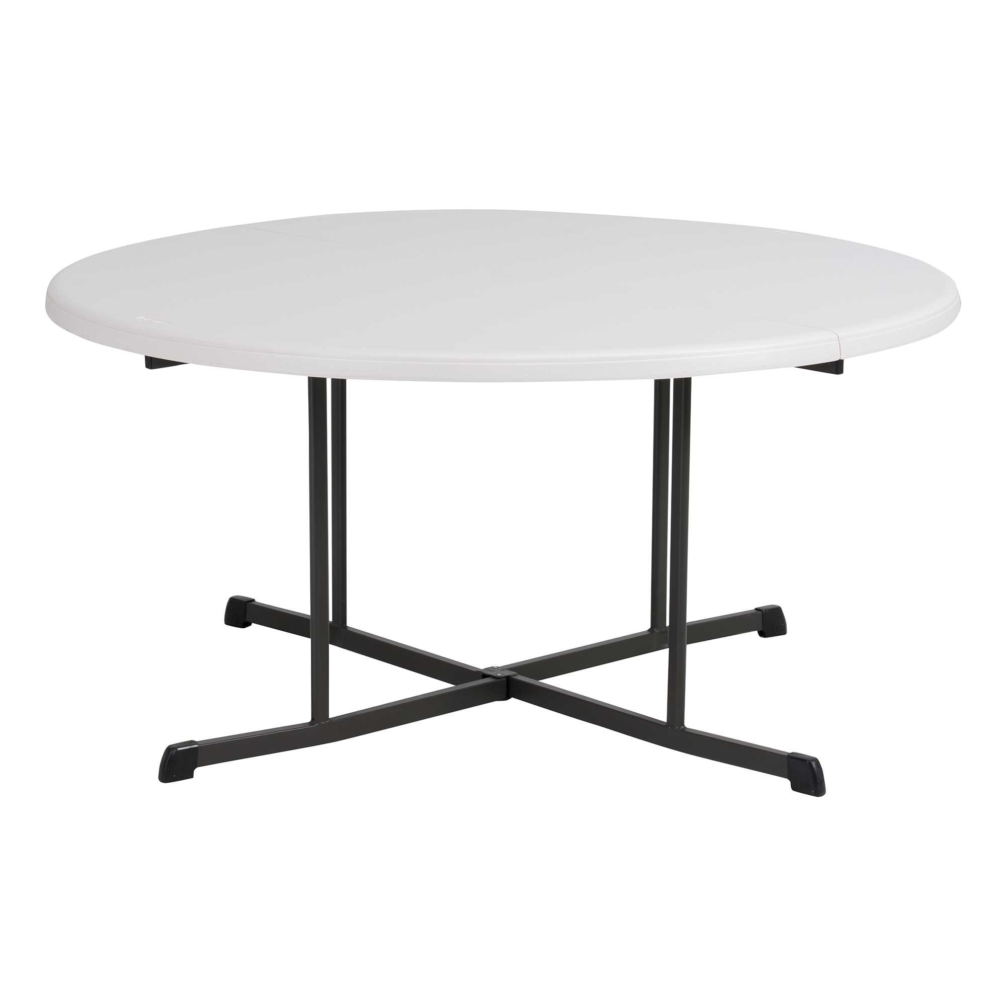 Lifetime 60 inch Round Folding Table, Indoor/Outdoor Commercial Grade ...