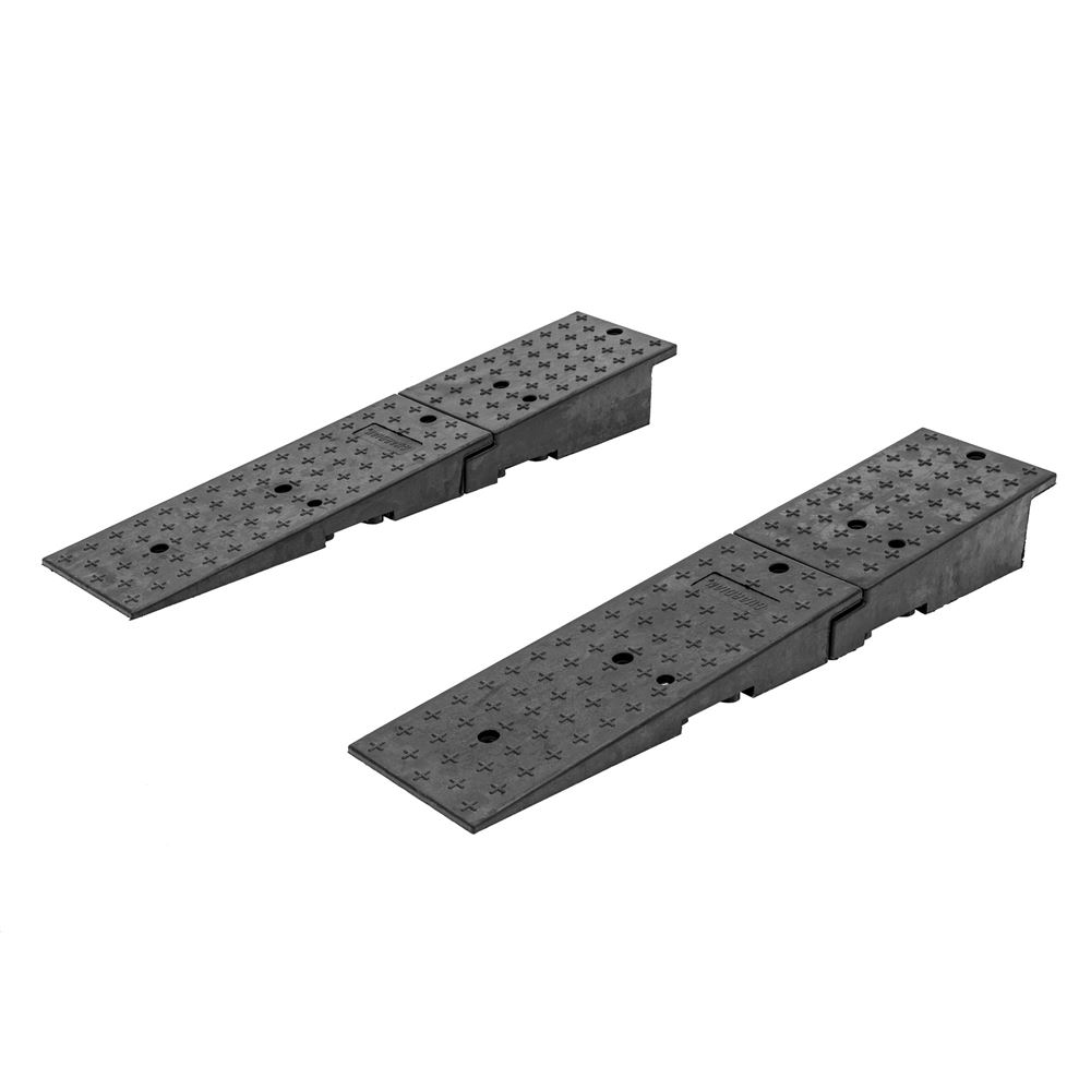Guardian 20CR24911 Rubber Dual Wedge Shipping Container Ramps - 49" x ...