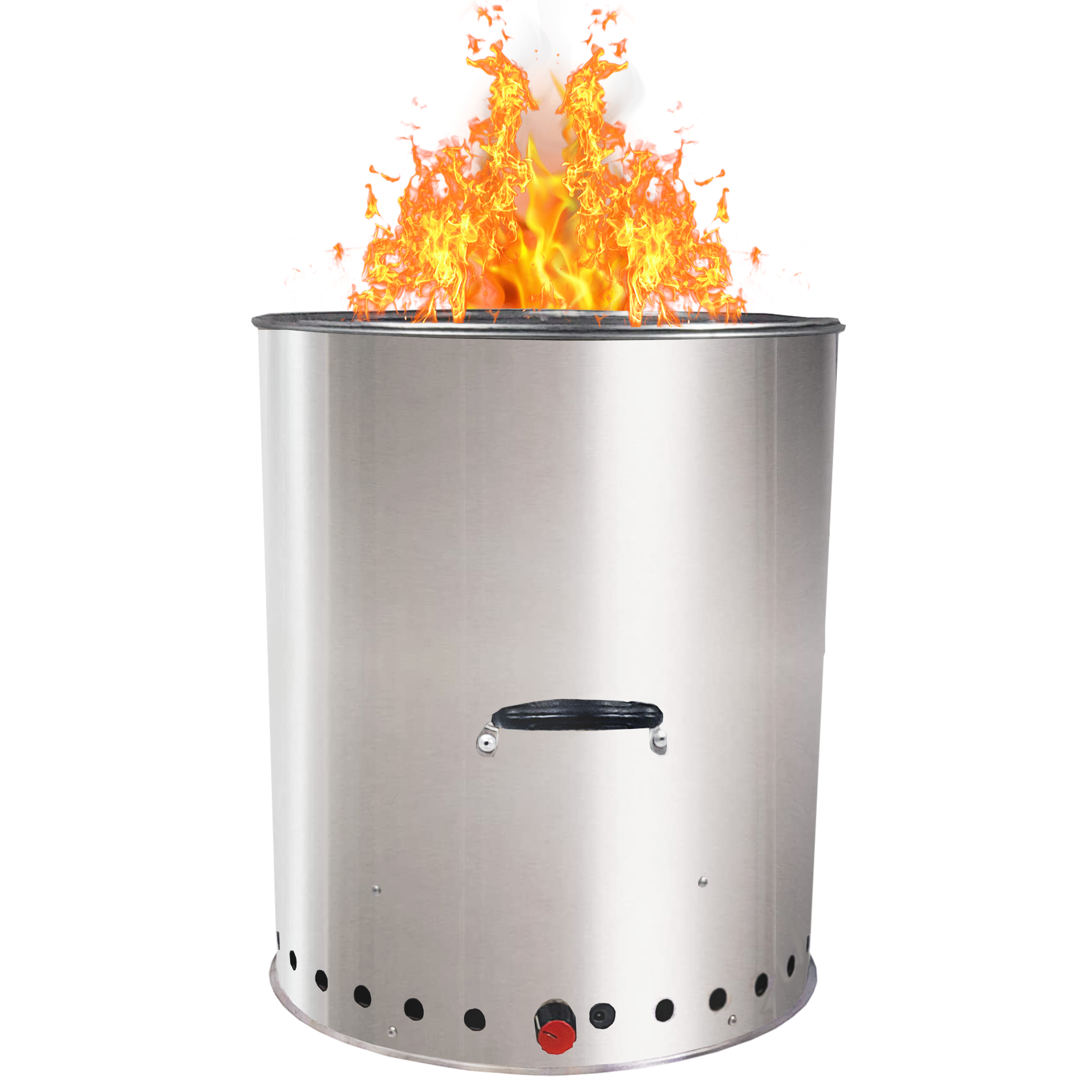 FEBTECH - Portable Smokeless Fire Pit with Cooking Stand, Dual Purpose ...