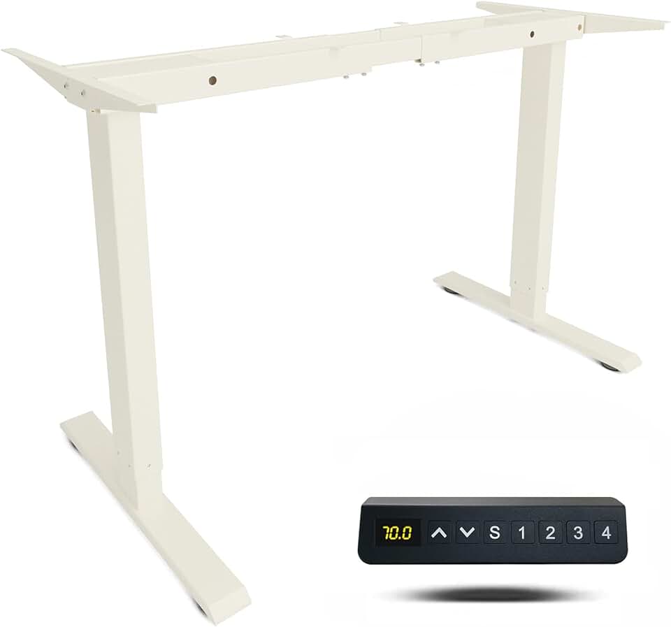 Dual Motor Electric Desk Frame- Standing Desk Legs, Ergonomic Height ...