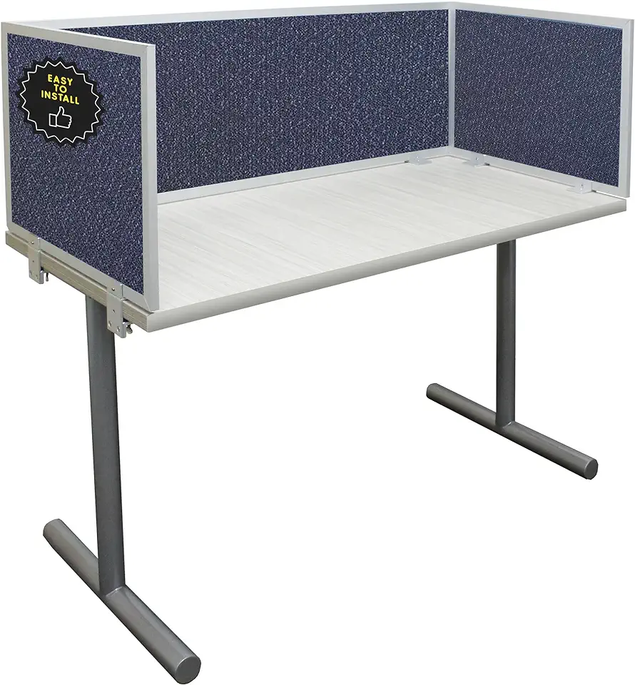 Acoustic Mounted Screen Privacy Panel Table Top Separator, Sound ...