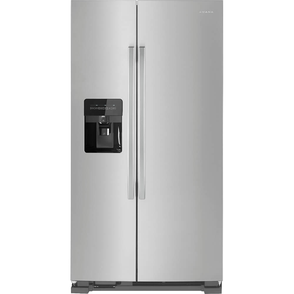 Amana® ASI2575GRS: 36-inch Side-by-Side Refrigerator with Dual Pad ...