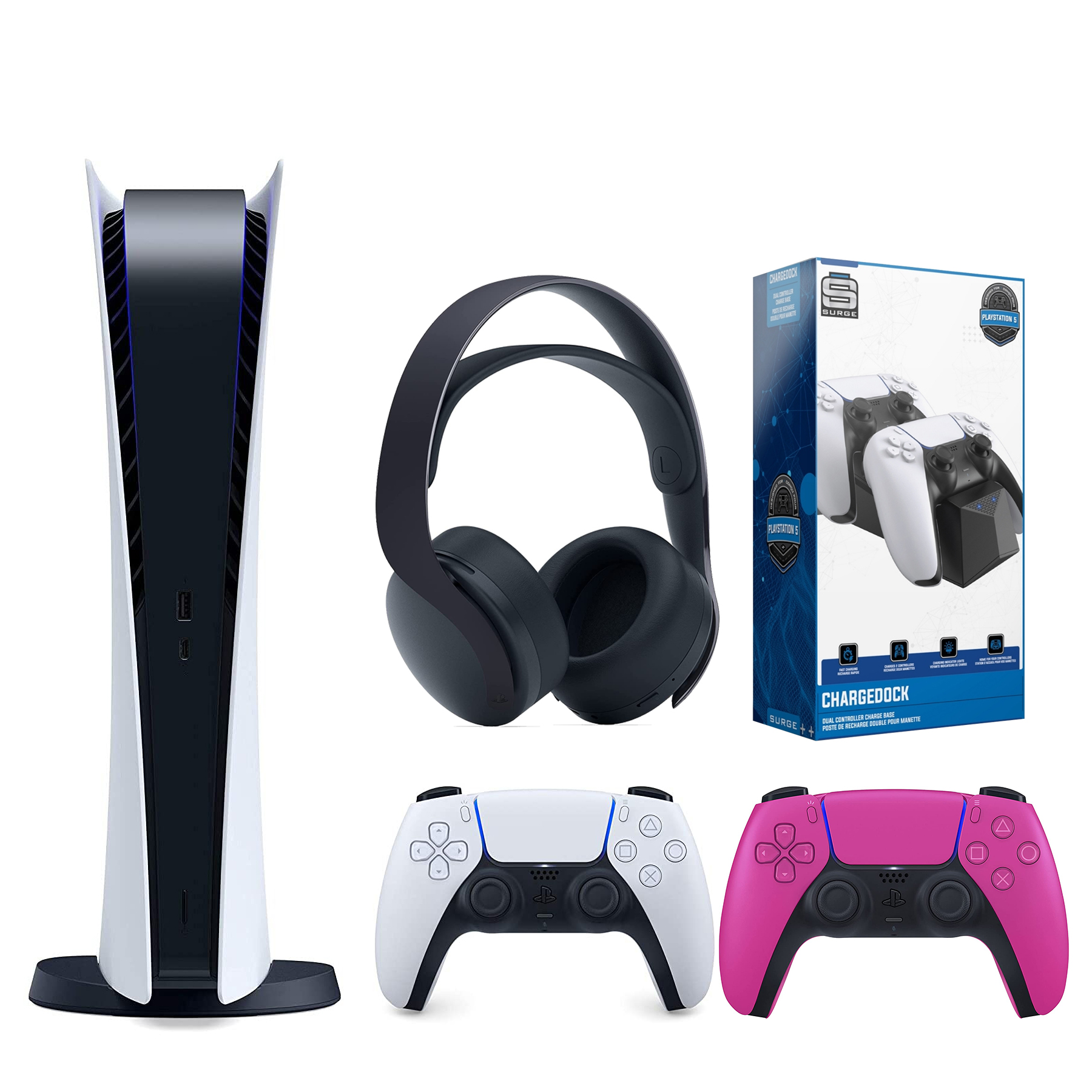 Sony Playstation 5 Digital Version (Sony PS5 Digital) with Extra Nova ...