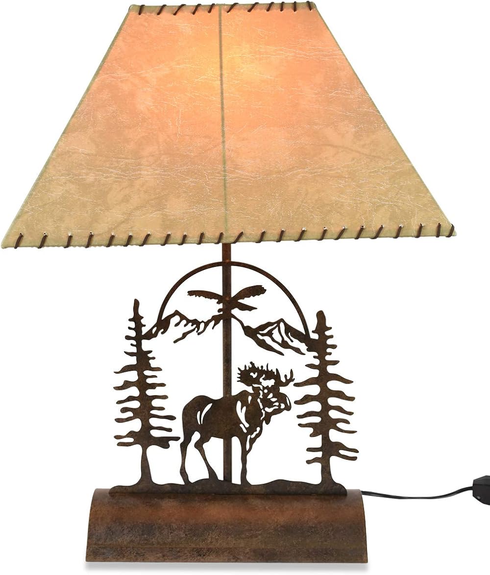 Muskoka Lifestyle Products Moose Table Lamp-Rustic Patina 26" - Arizona ...