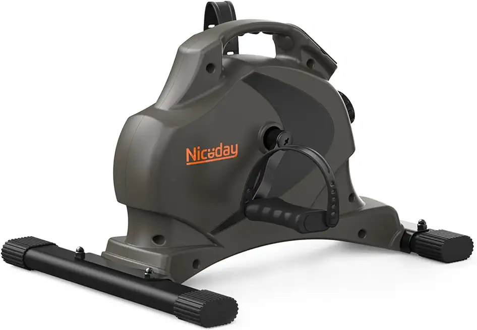 Niceday Under Desk Bike Pedal Exerciser with 16 Levels Magnetic ...