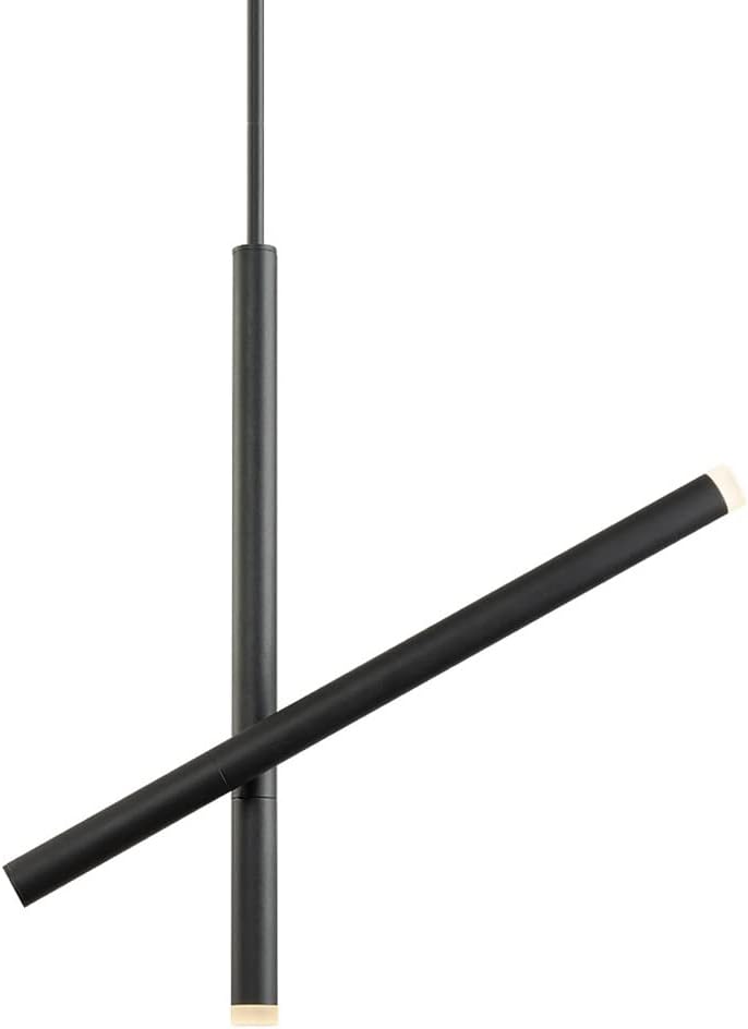 Creative Metal LED Pendant Light Fixtures Long Tube Adjustable Hanging ...