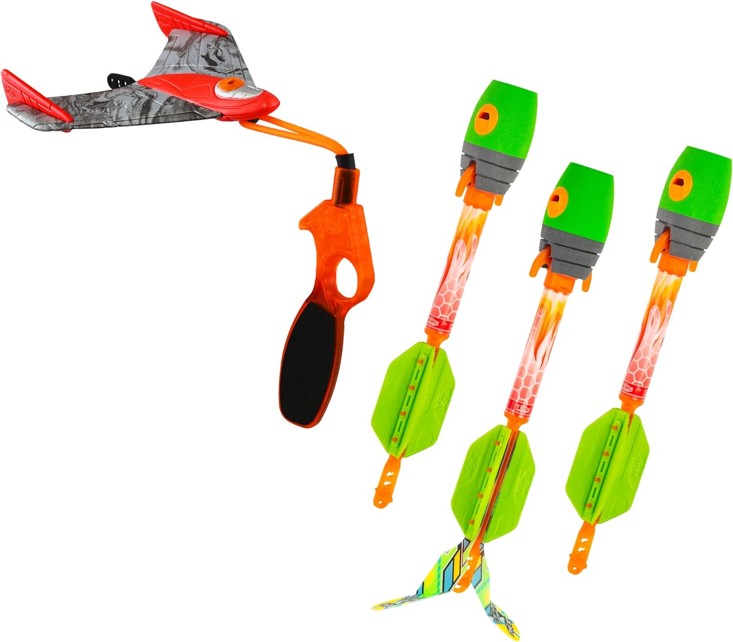 Launching Combo Fun Pack, Includes 2 Sky Ripperz (Fly up to 250 Ft), 1 ...