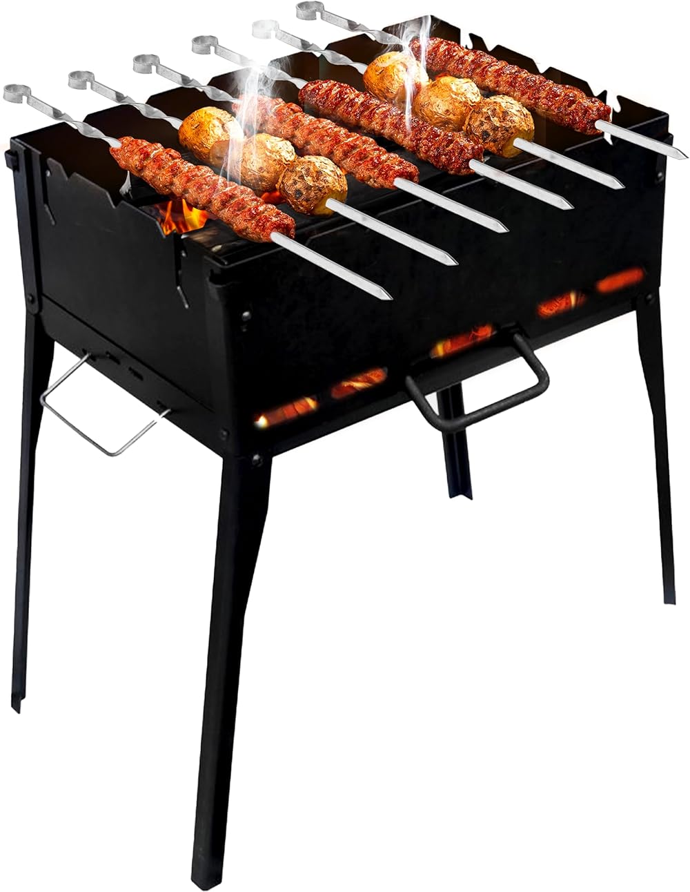 CKG Portable Barbeque Grill Heavy Duty Folding Kazan Mangal BBQ Kabab ...