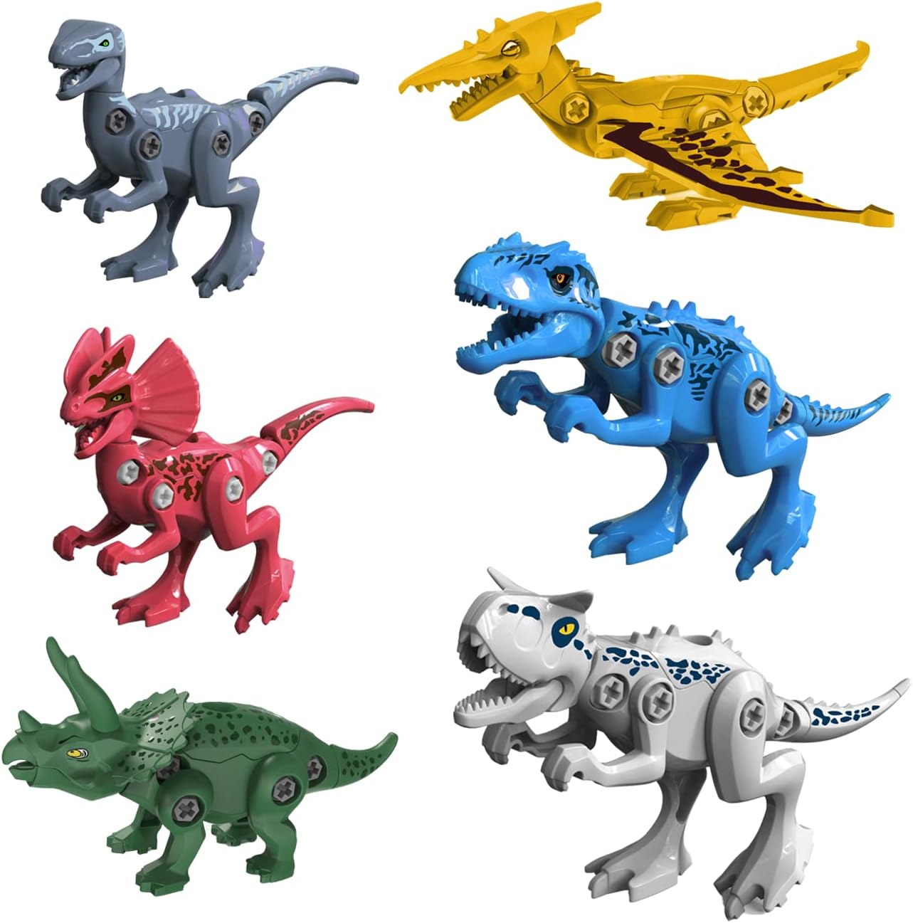 Dino Build Toys Mega Pack – Take Apart Dinosaur STEM Construction ...