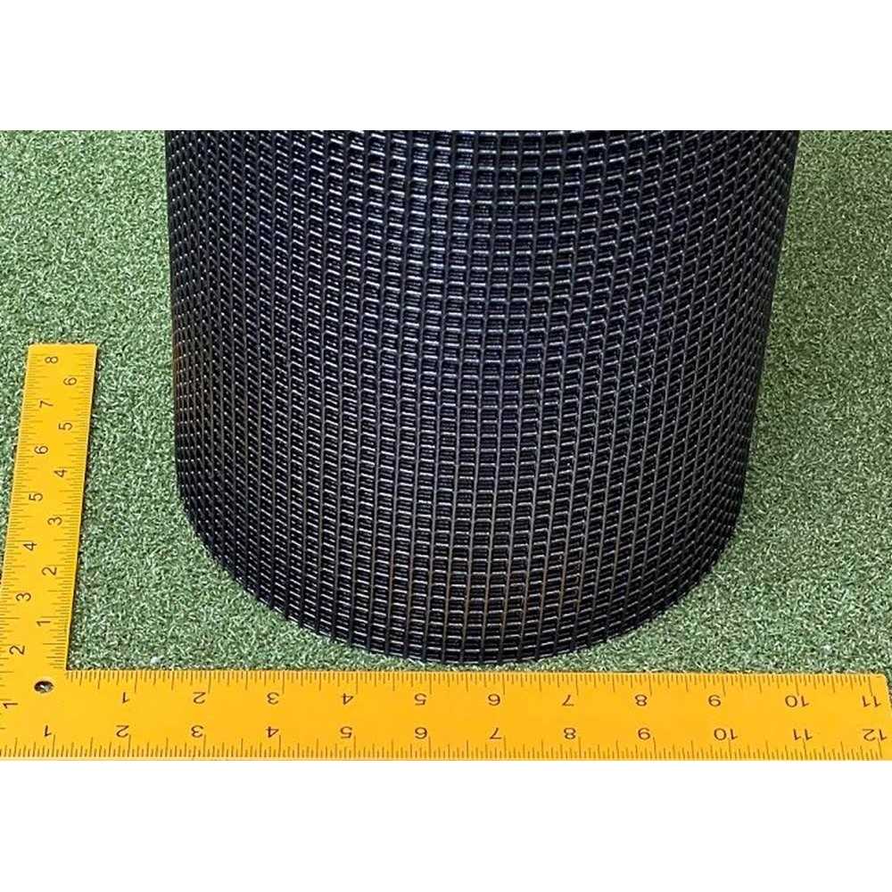 Critterfence 4x50 1-4 4 x 50 ft. Black Steel 0.25 Square Grid Fence ...