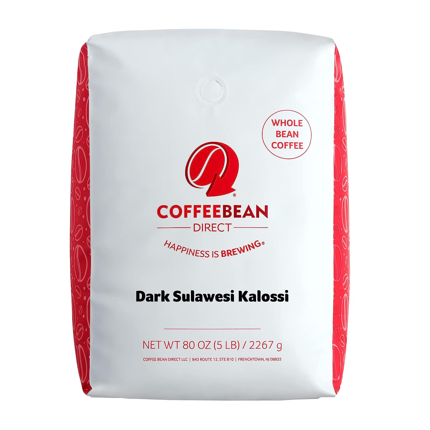 Coffee Bean Direct Dark Sulawesi Kalossi, Whole Bean Coffee, 5-Pound ...