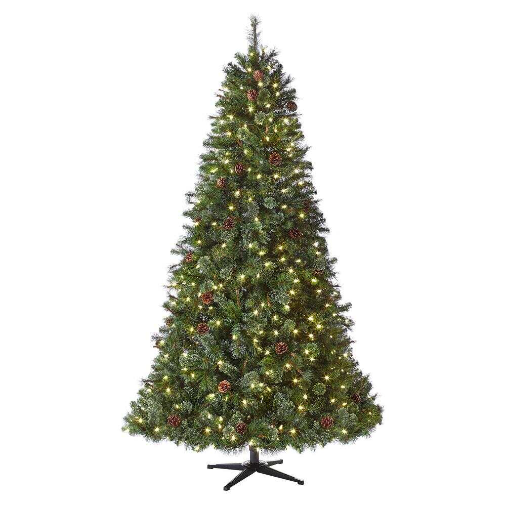 Home Accents Holiday 7.5 ft Alexander Pine Pre-Lit LED Artificial ...
