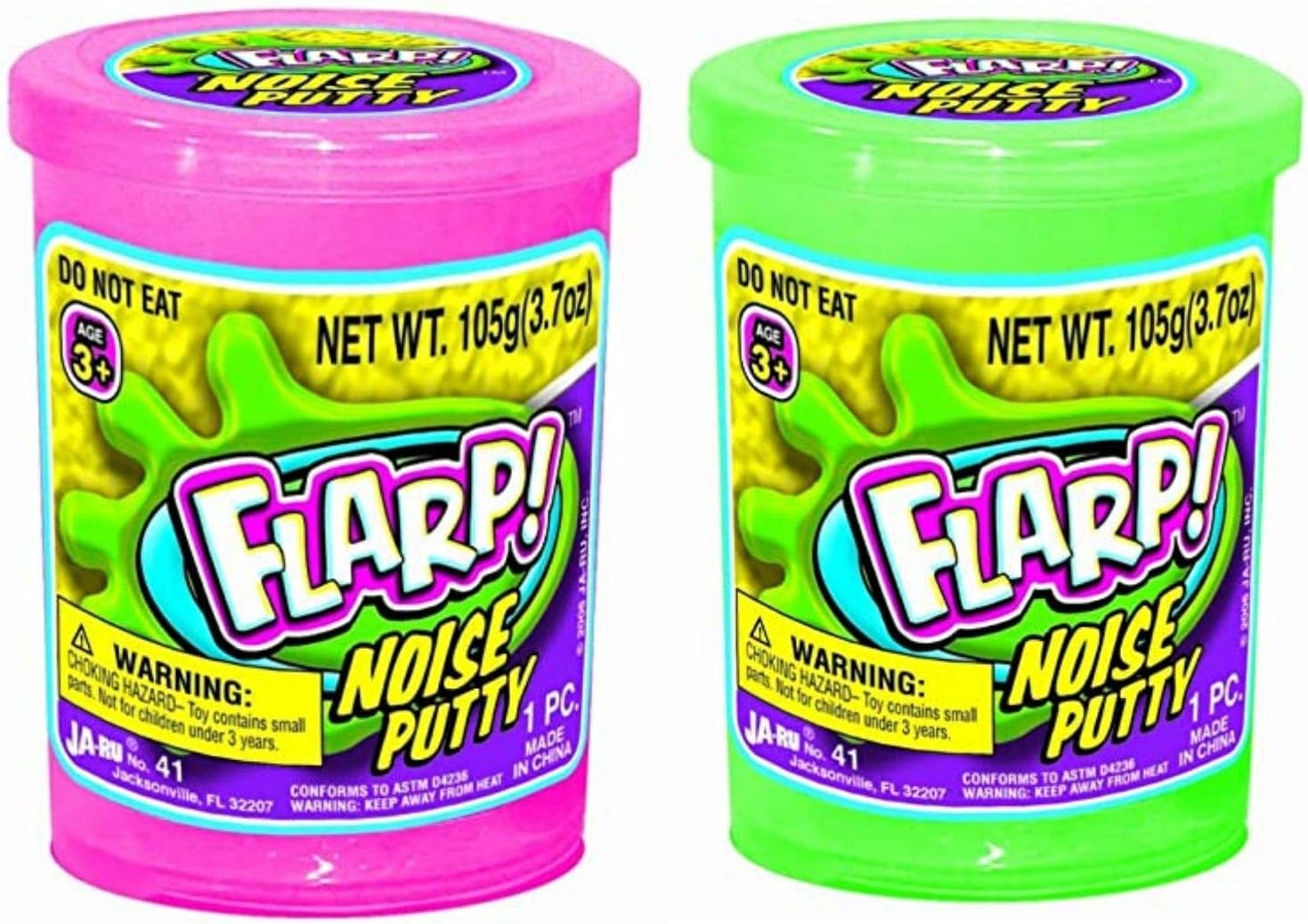 #1 Flarp Noise Putty (2 Pack) – Fart Putty Slime Energizing Bundle – It ...