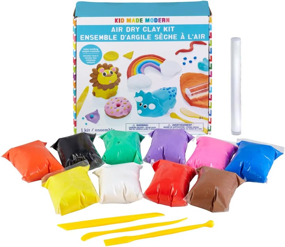 Air Dry Clay for Kids – 10 Colors of Air Dry Modeling Clay for Kids ...