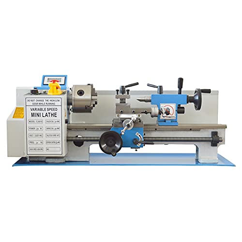 TECHTONGDA Metal Lathe 1HP Precision Bench - Brushless Motor, All Metal ...