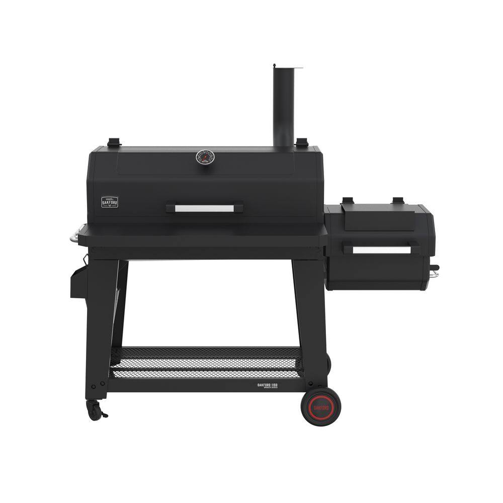 Nexgrill 810-0071 Oakford 1150 Reverse Flow Offset Smoker Charcoal ...