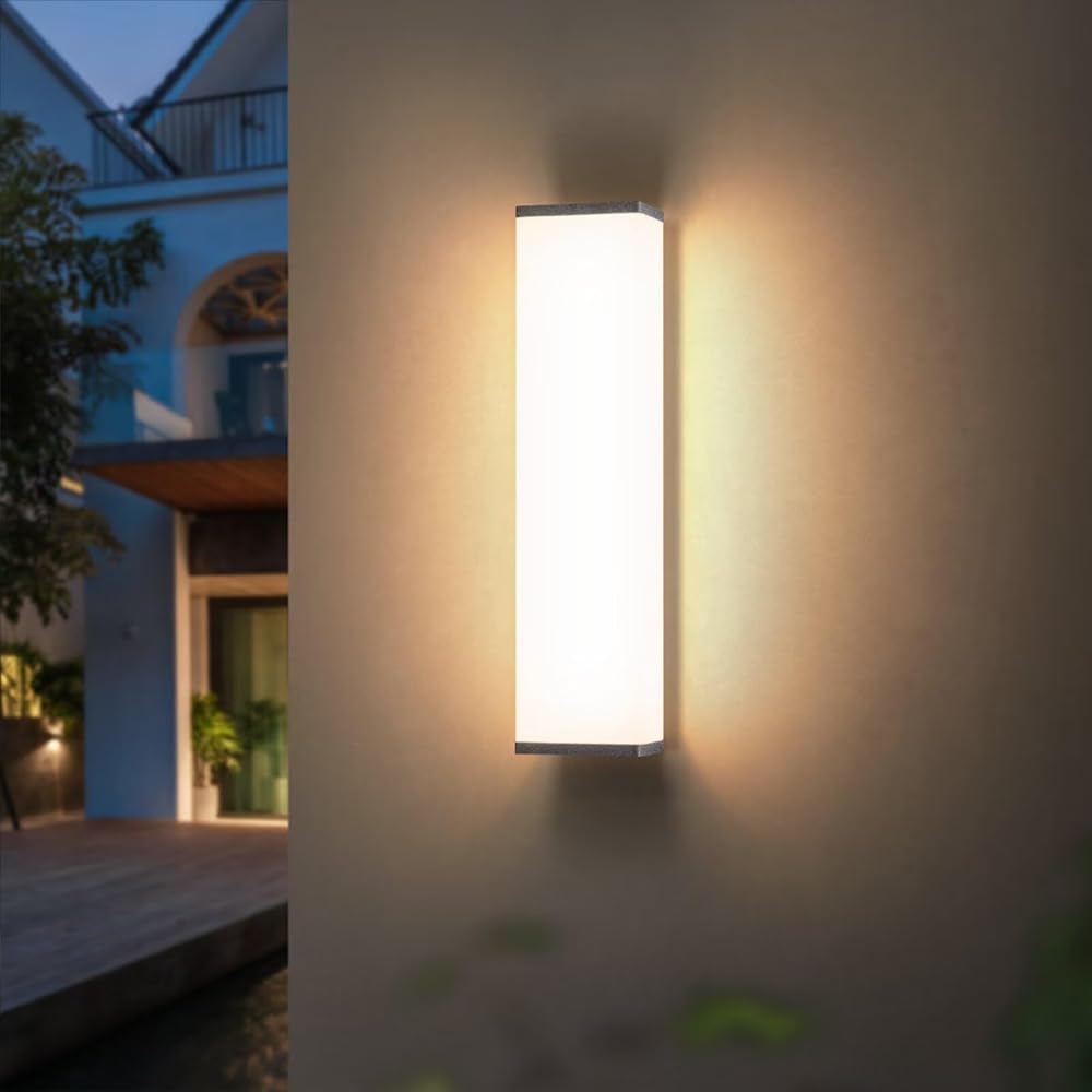 Outdoor Wall Light Fixture, 20'' Porch Sconces Wall Mounted Lighting ...
