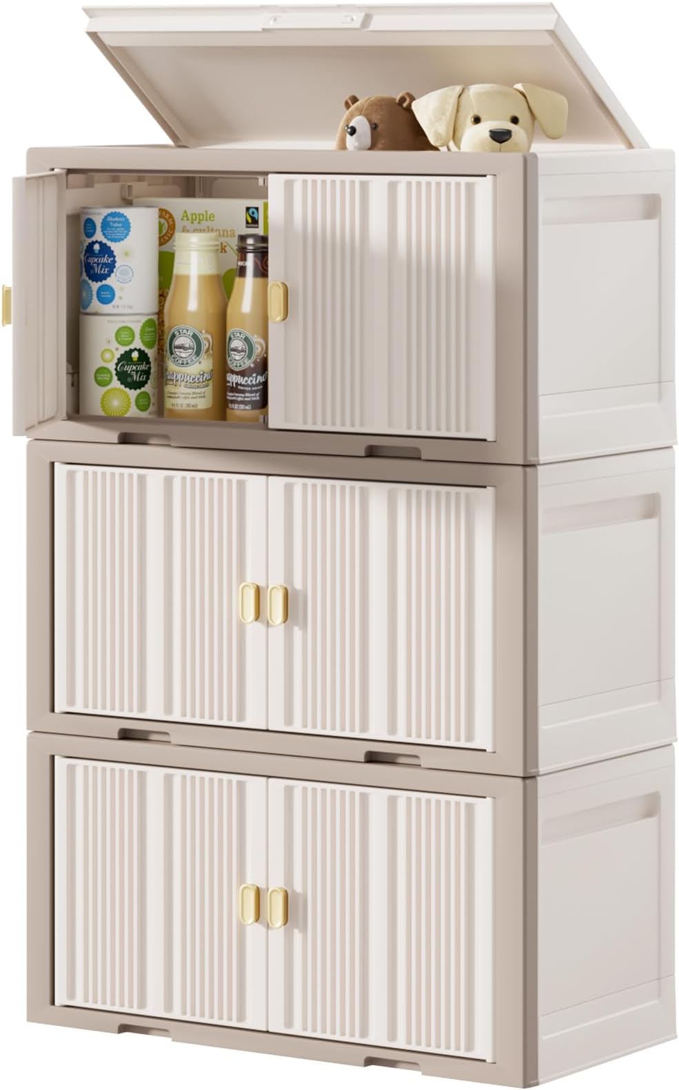 HAIXIN HOME【2024 UPGRADED Stackable Storage Bins - 198QT Plastic Storage Bins with Lids, Storage ...