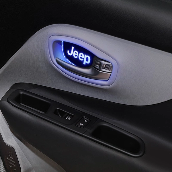 JEEP Compatible Acrylic Inner Door Handle Bowl LED Atmosphere Light ...