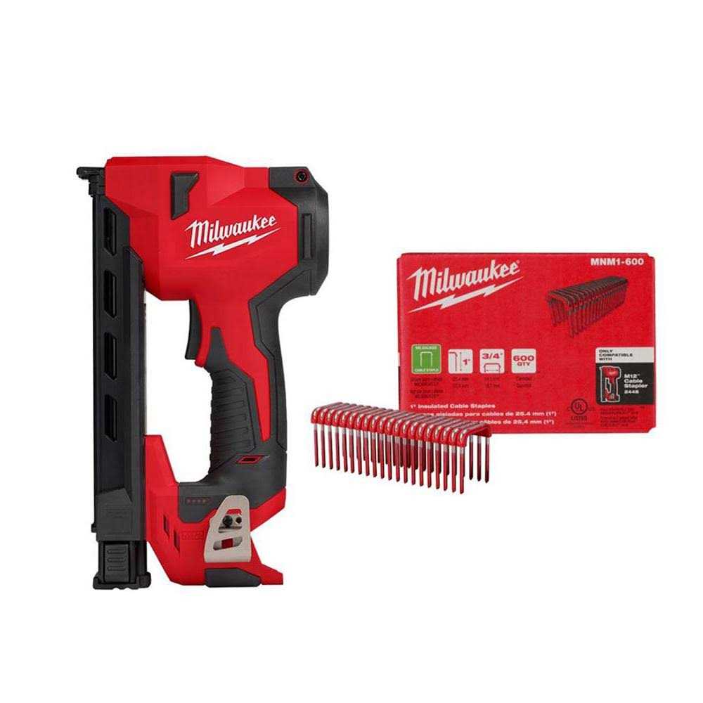 Milwaukee M12 12-Volt Lithium-Ion Cordless Cable Stapler - Arizona Outlet
