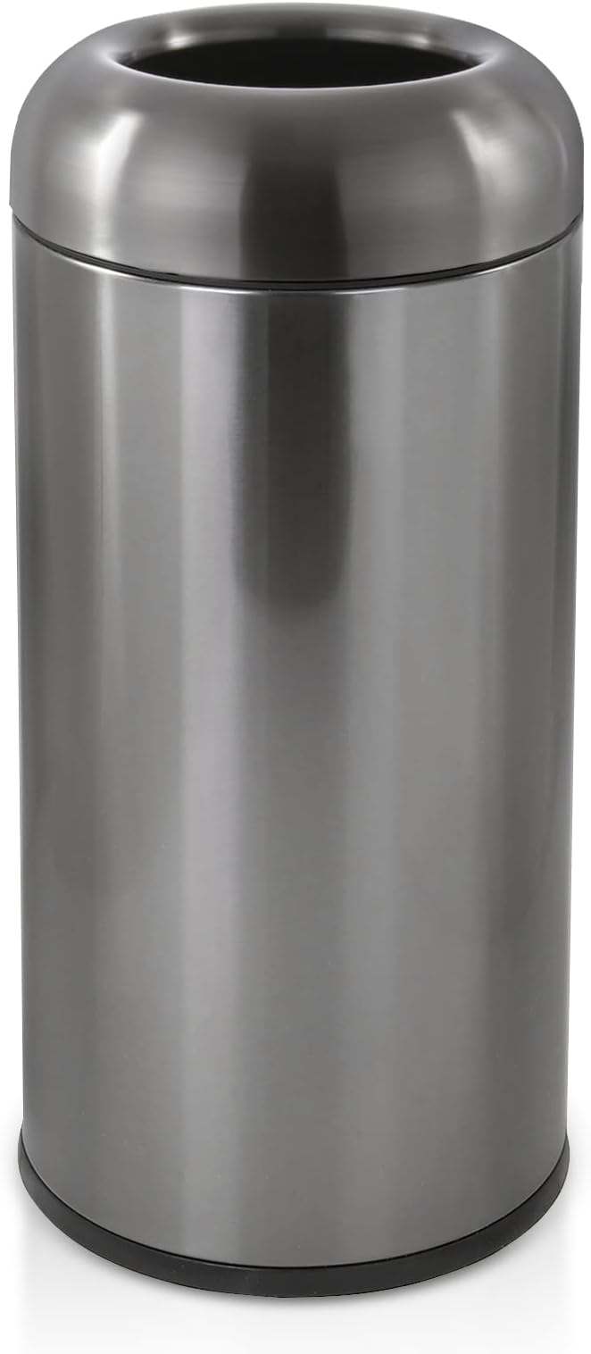 WICHEMI Outdoor Trash Can Large Garbage Can with Lid, Industrial Trash ...
