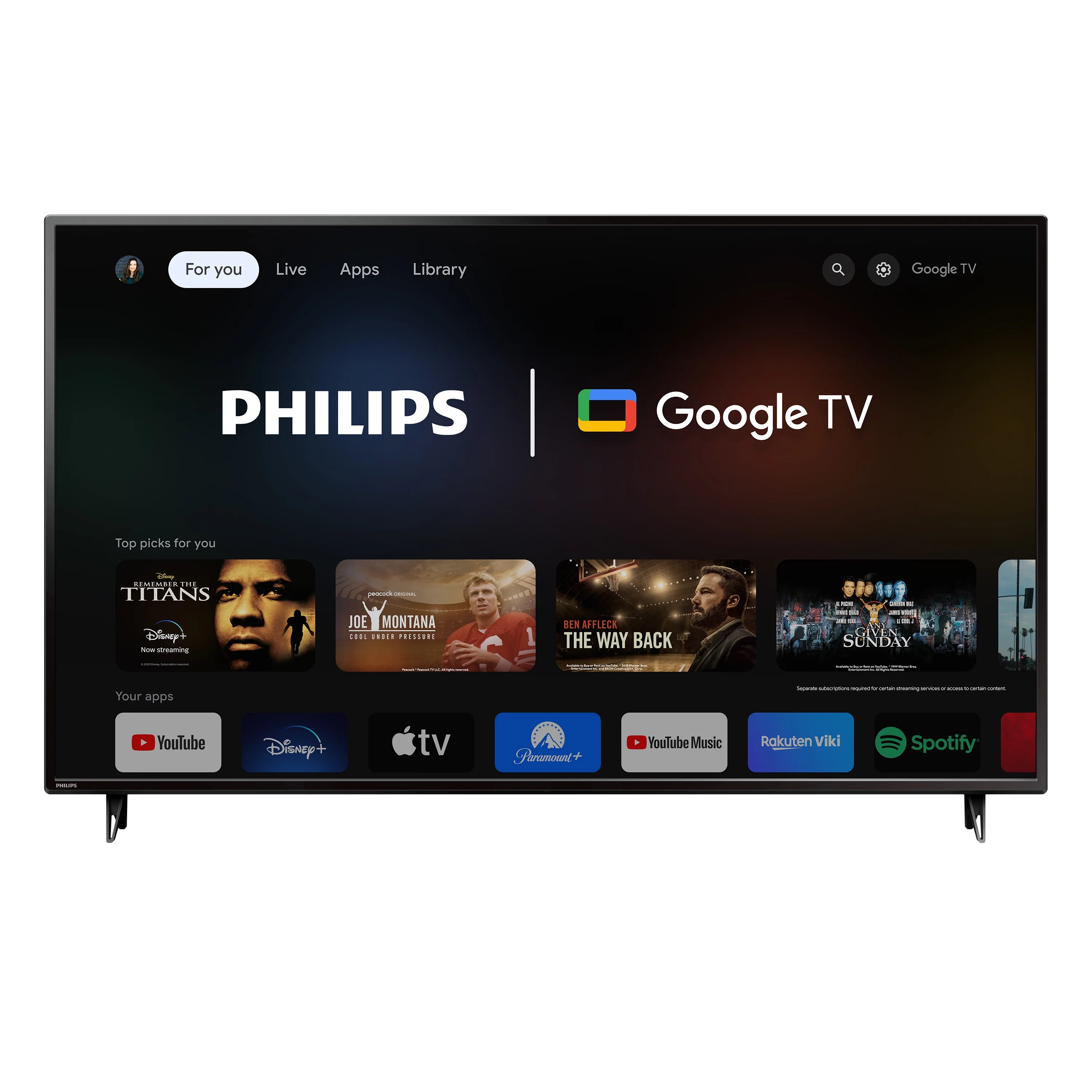 Philips 65 Class 4K Ultra HD (2160p) Google Smart LED Television ...