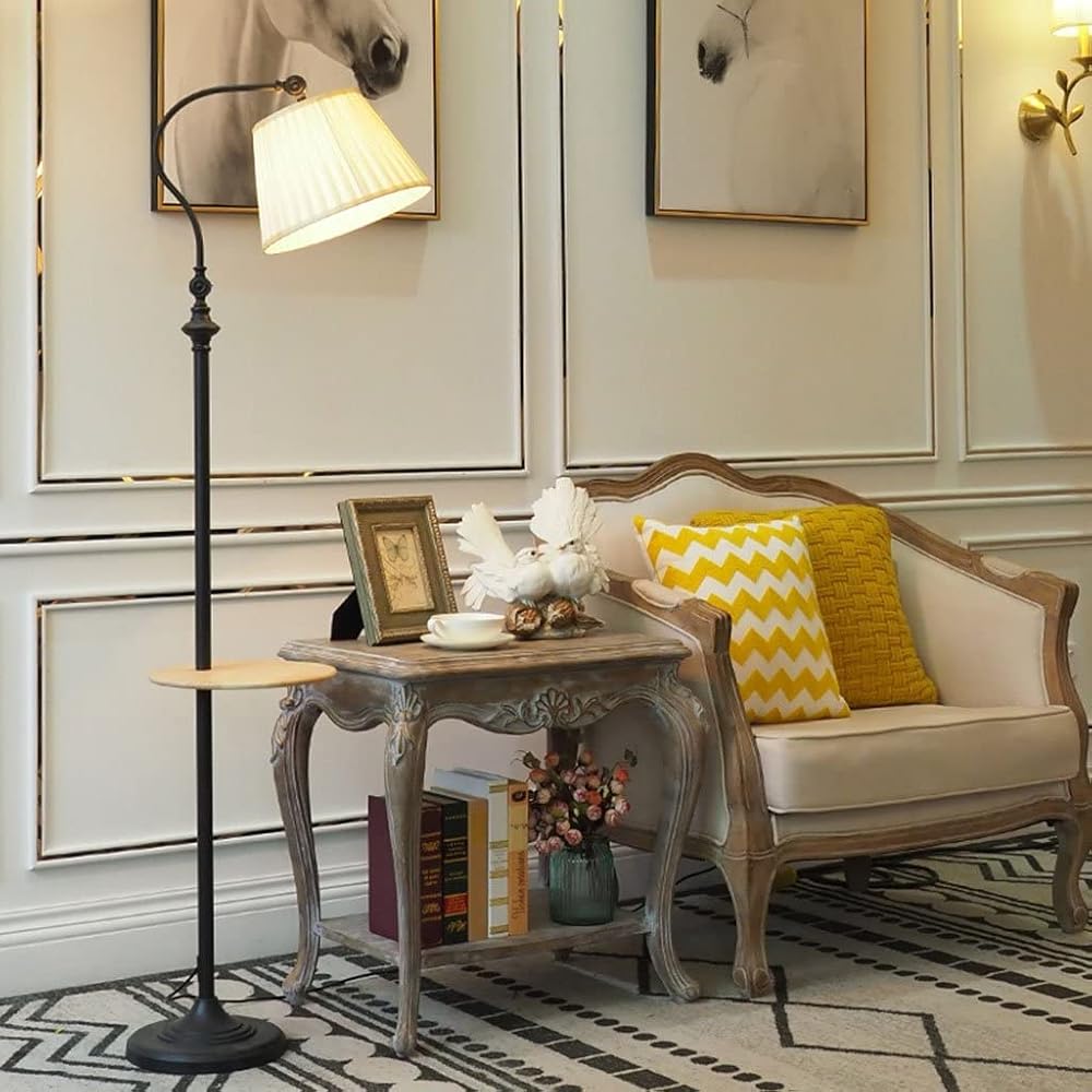 Floor Lamp Living Room Sofa Lamp Stand Coffee Table Intelligent Remote ...