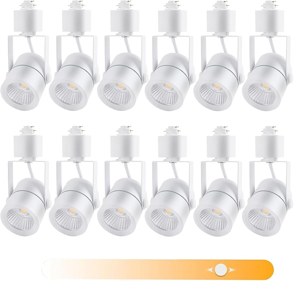 H Type Track Lighting Heads 10W Dimmable LED Track Light Replacement ...