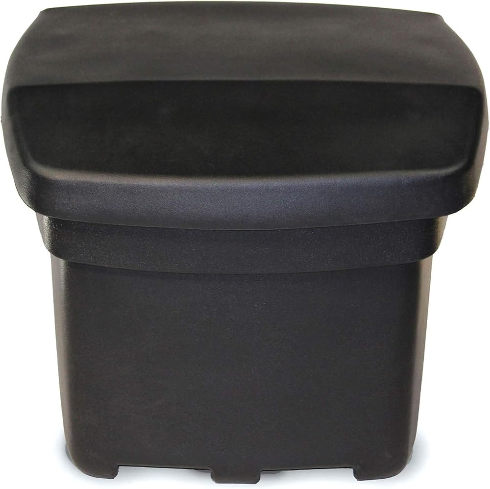 Outdoor Salt, Sand, and Storage Bin, Black - Arizona Outlet