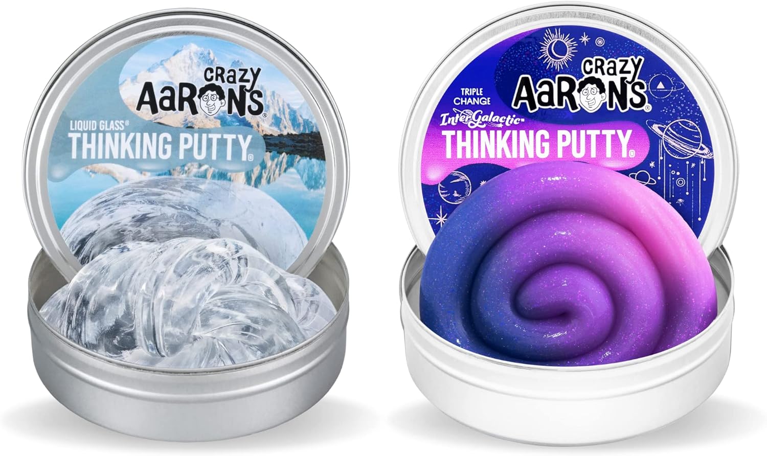 Liquid Glass & Intergalactic Hypercolor Thinking Putty Bundle - Arizona ...