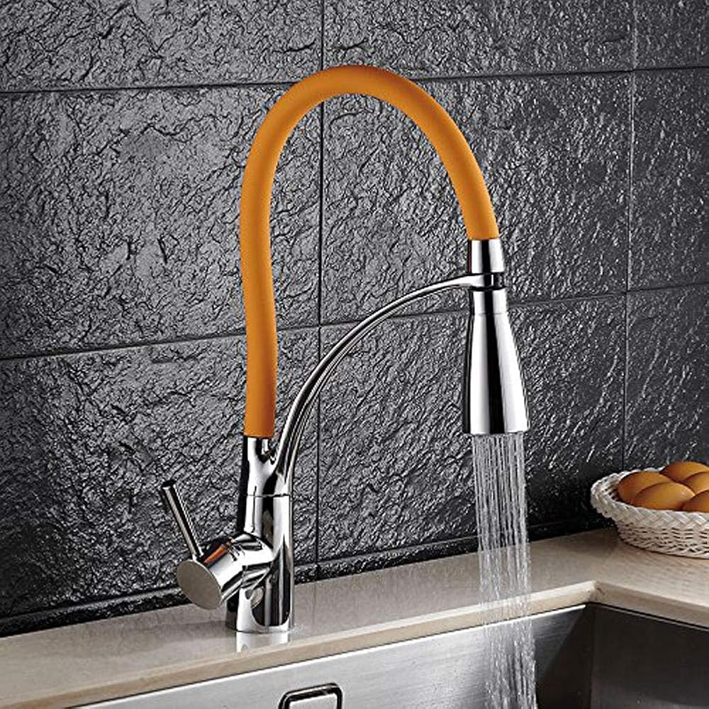 Kitchen Tap Brass Mixer Tap with Hose for Kitchen Bathroom Sink Faucet ...