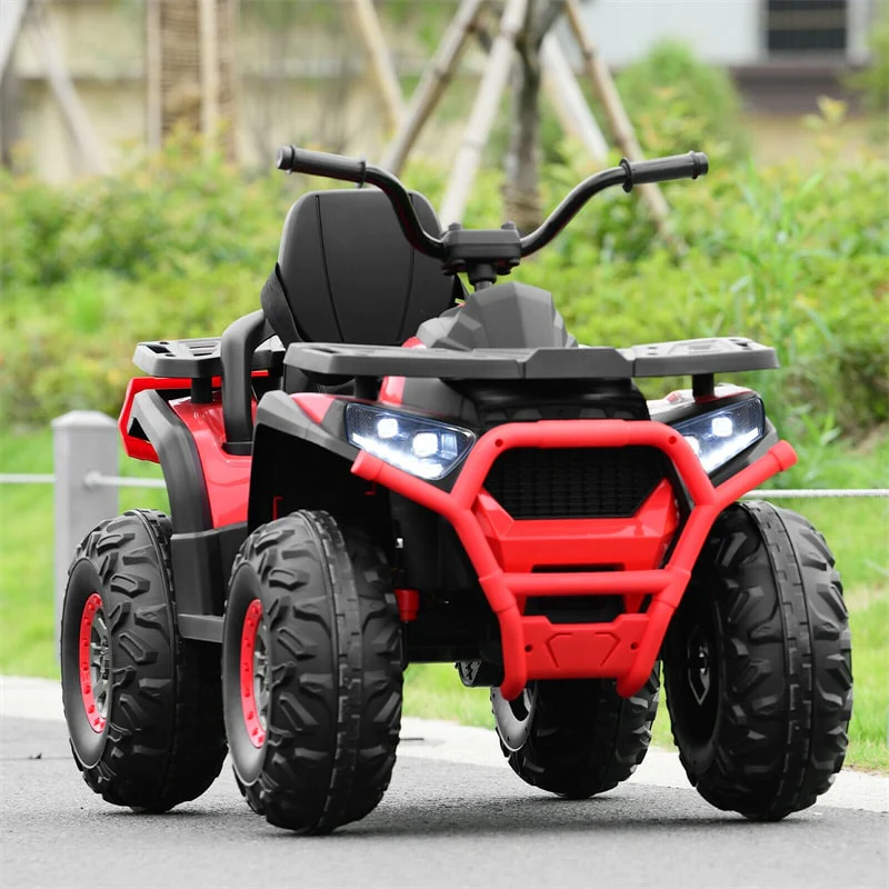 12V Kids ATV Electric Ride-on Quad Battery Powered 4-Wheeler Car with ...