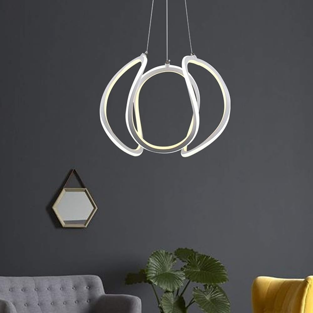 Light Lamp Led Shaped Chandelier Led Living Room Ceiling Lighting ...