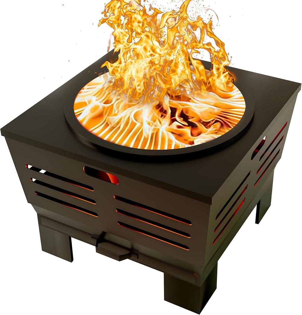 Fire Beauty Stove Bonfire with Stand,Smokeless Fire Pit | Wood Burning ...
