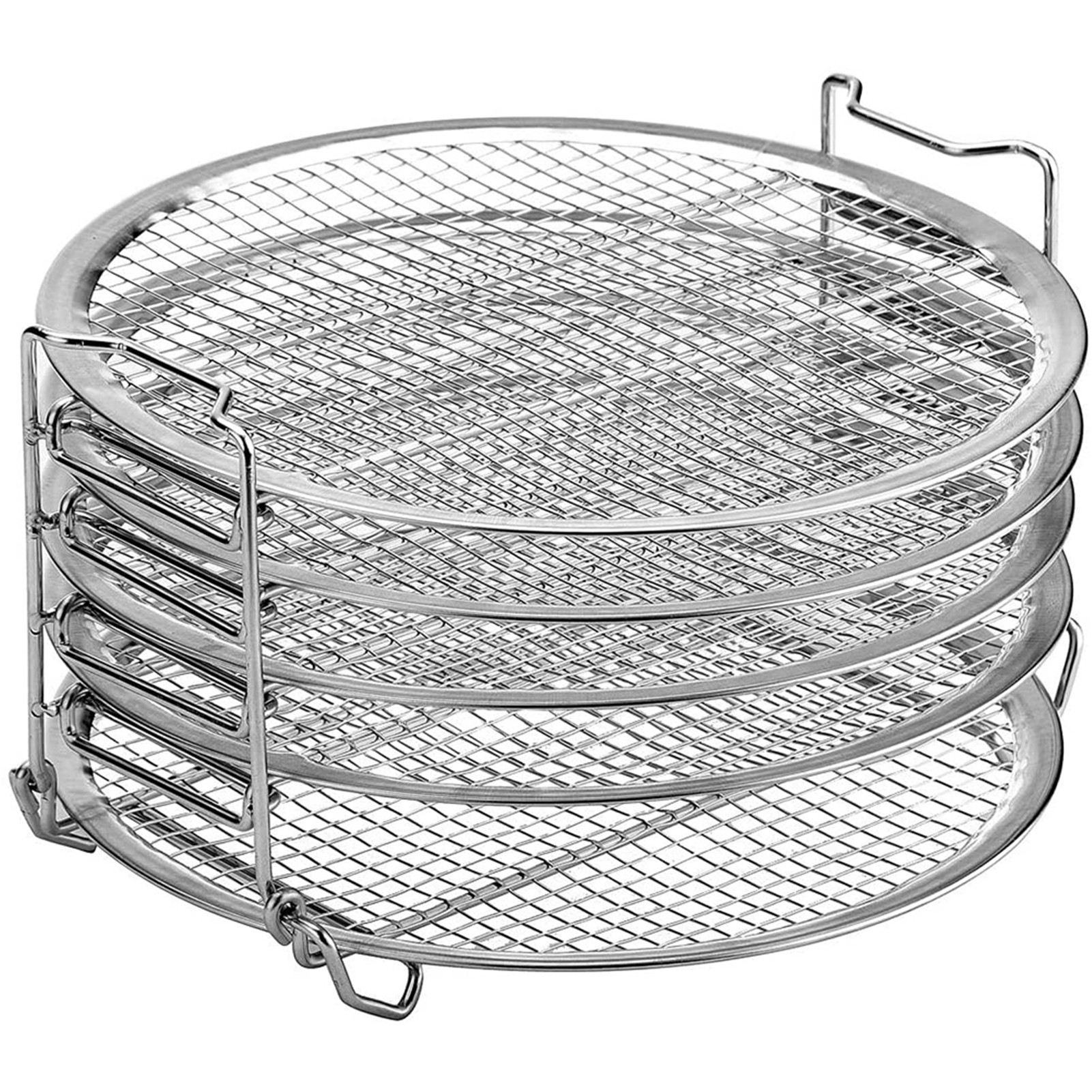Lacyie Dehydrator Rack 5-tier Stackable Stainless Steel Food Drying ...