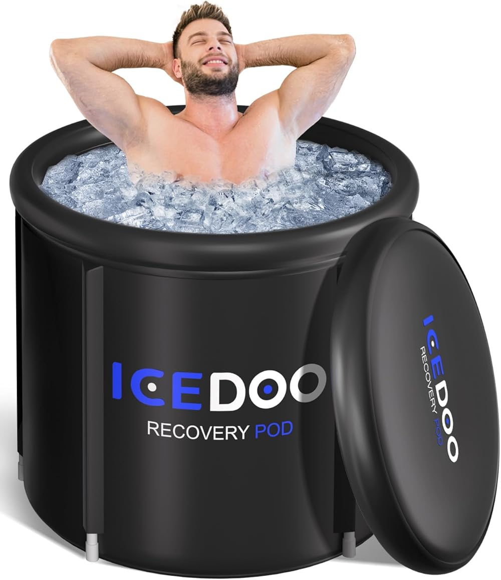 119 Gal Portable Inflatable Ice Bath Tub for Athletes,Multiple Layered ...