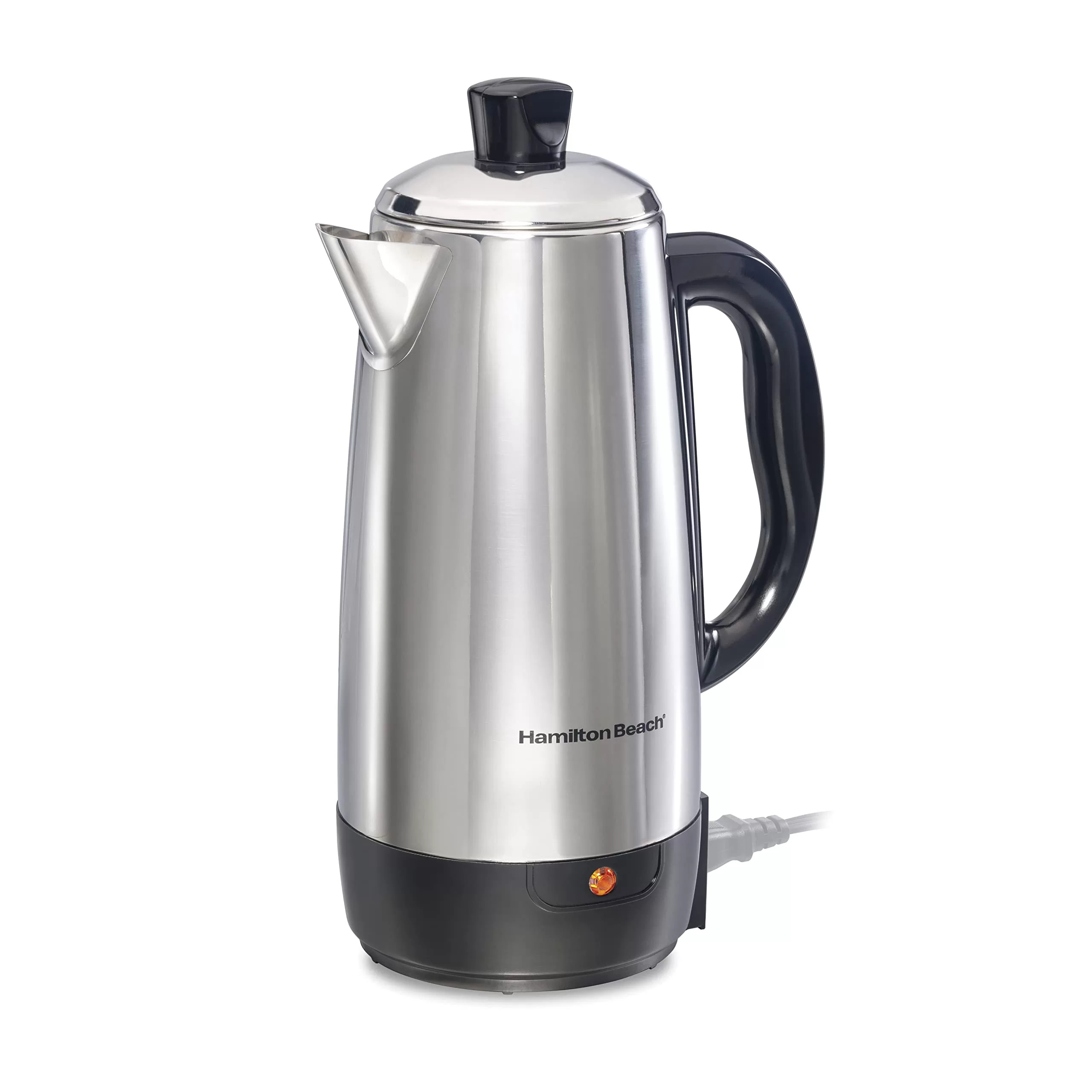 Hamilton Beach 12 Cup Electric Percolator Coffee Maker, Stainless Steel ...