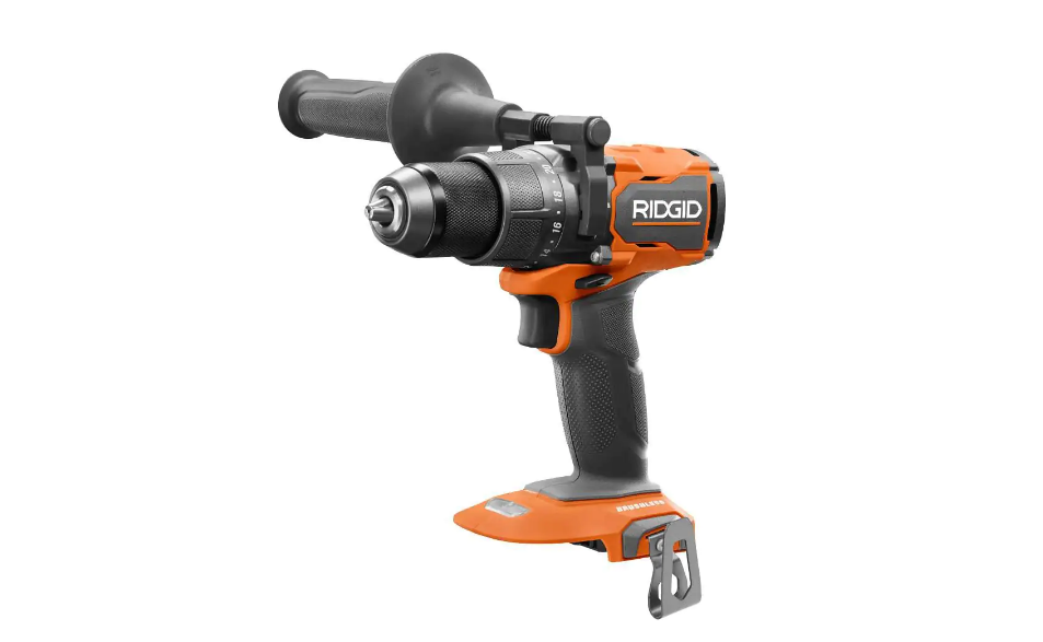 RIDGID R86115B 18V Brushless Cordless 1/2 in. Hammer Drill/Driver (Tool ...