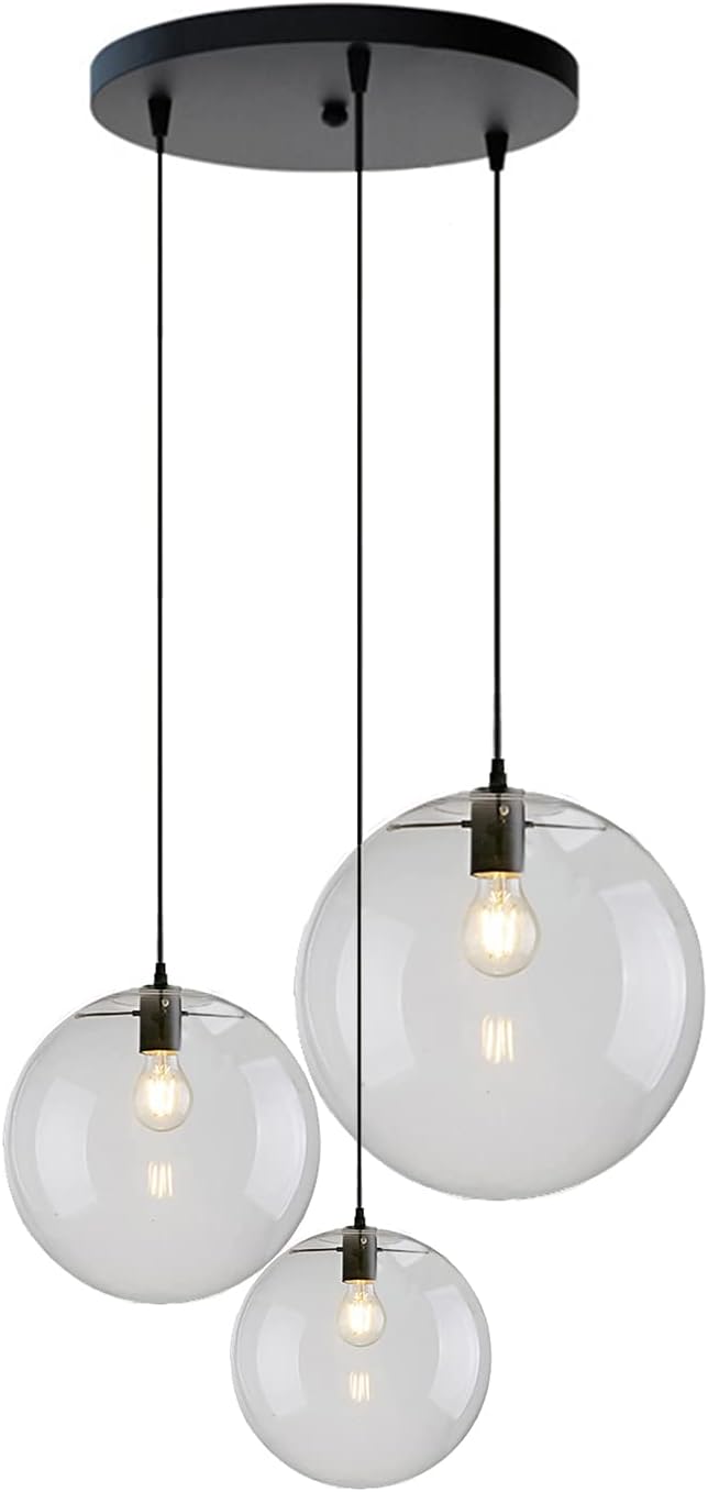 3-Light Multi Pendant Light Fixture Modern Pendant Lighting Chandelier ...