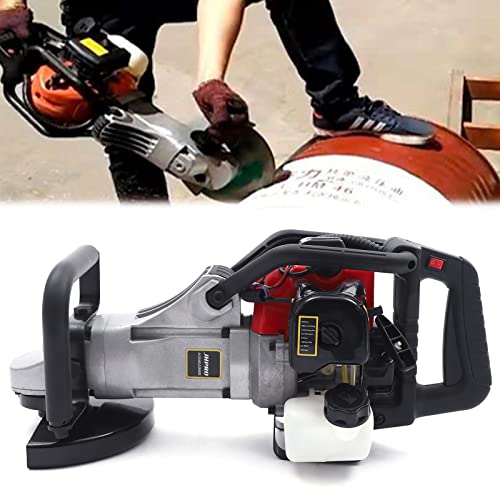 YIPONYT 32.6CC 2-Stroke Gasoline Concrete Cutter - Handheld Stone Cut ...