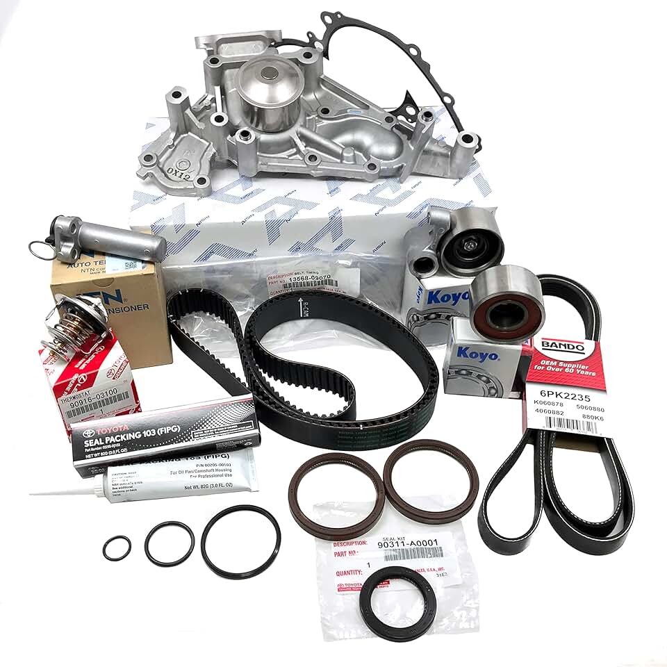 TIMING BELT KIT V8 | GENUINE and OEM | Water Pump, Pulleys, Seals ...