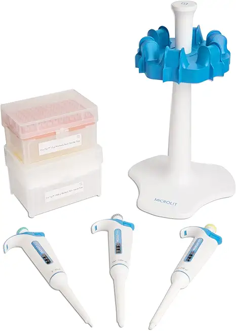 Nero 3-Piece Micropipette Starter Kit, Accurate Pipettors with Varied ...