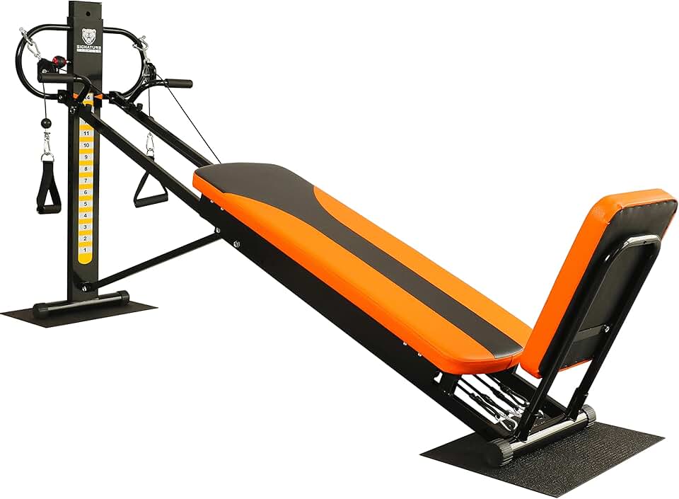 Signature Fitness Multifunctional Home Gym System Workout Station with ...