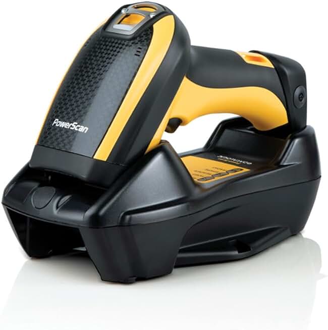 Datal gic PowerScan PM9100 Cordless Handheld Omnidirectional Rugged ...